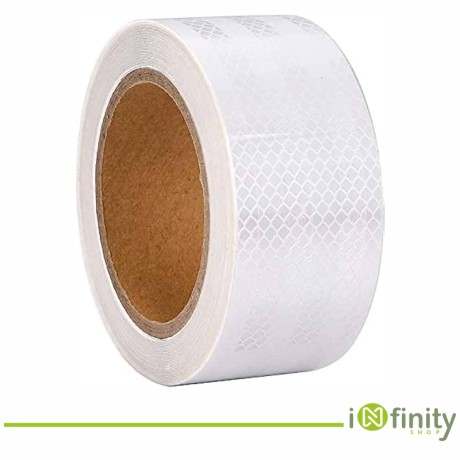 Ruban réfléchissant blanc 5m x 5cm